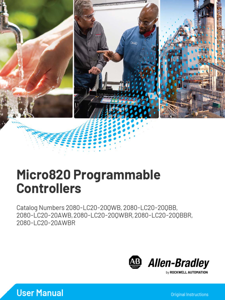 Micro820 Programmable Controllers: User Manual | PDF | Programmable Logic Controller ...