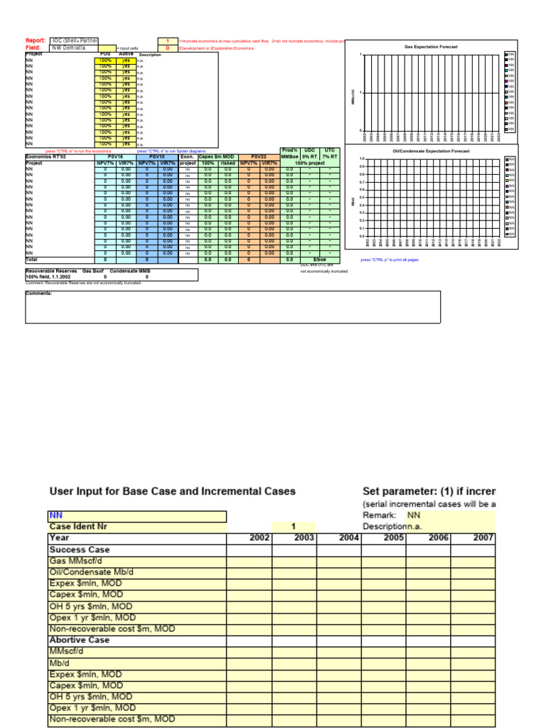 PSC - Economic Screening Tool | PDF | Capital Expenditure | Accounting