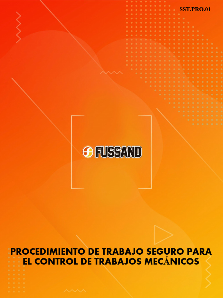 1 SST - Pro.01 Riesgo Mecanico | PDF | Riesgo | Herramientas