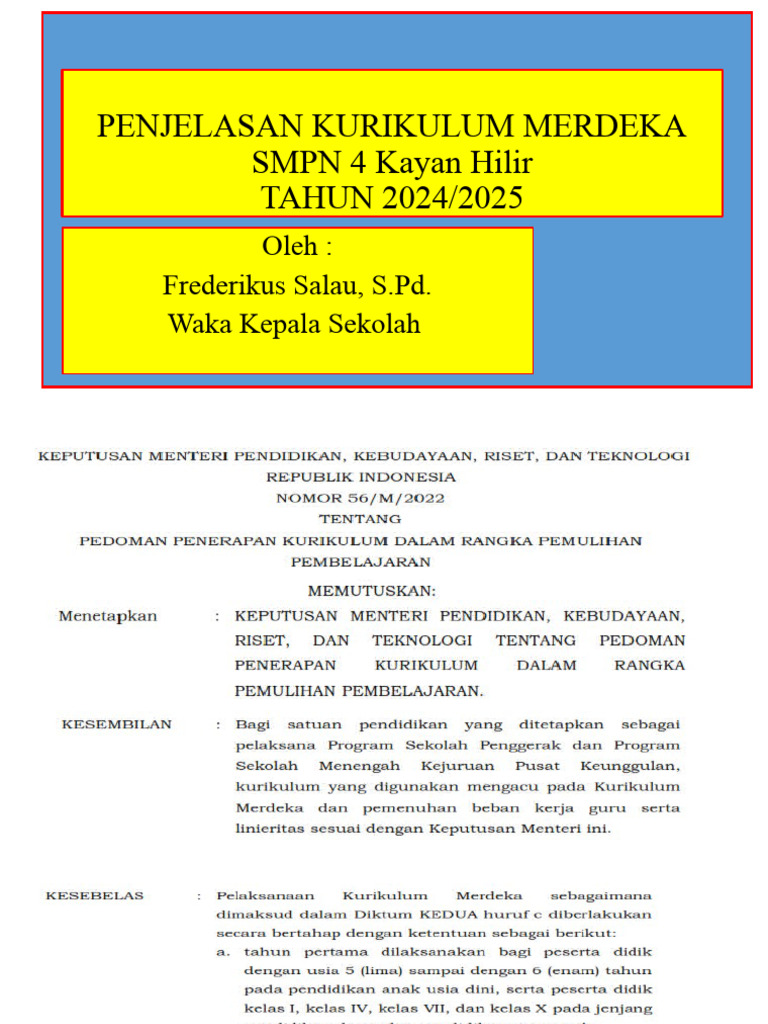 Kurikulum Merdeka P5 | PDF