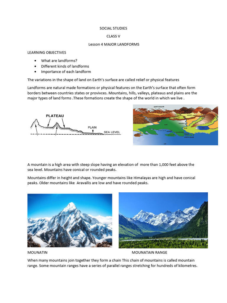 Class 5th - Social Studies | PDF | Mountains | Himalayas