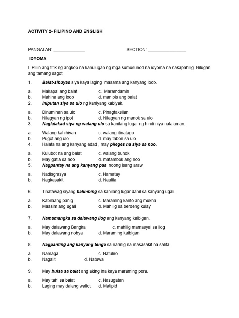 ST1 Activity 2 Set A | PDF