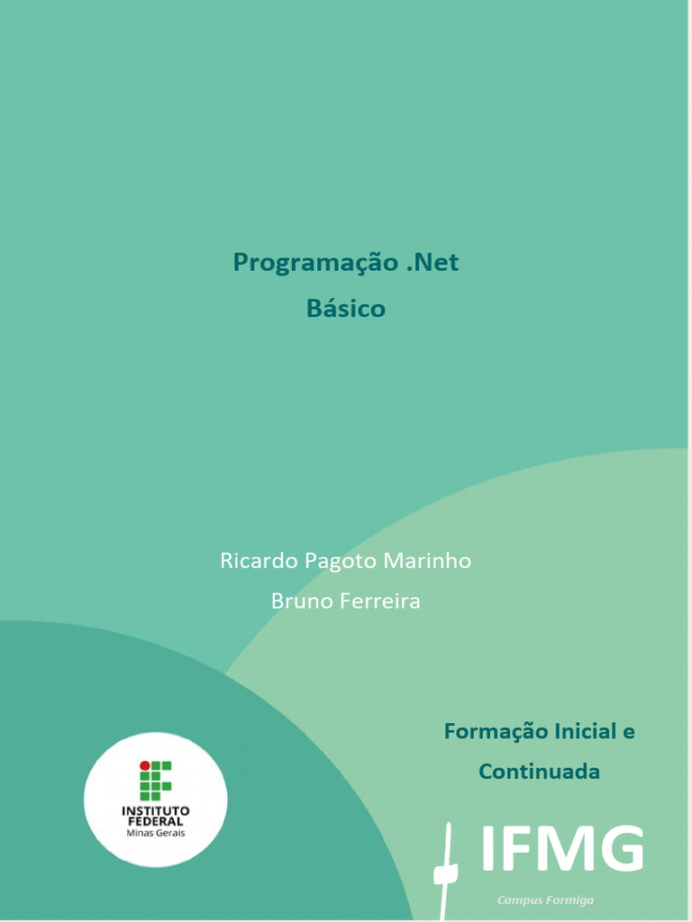 (E-Book +IFMG) Programação Dotnet Básico | PDF | Linguagem de ...