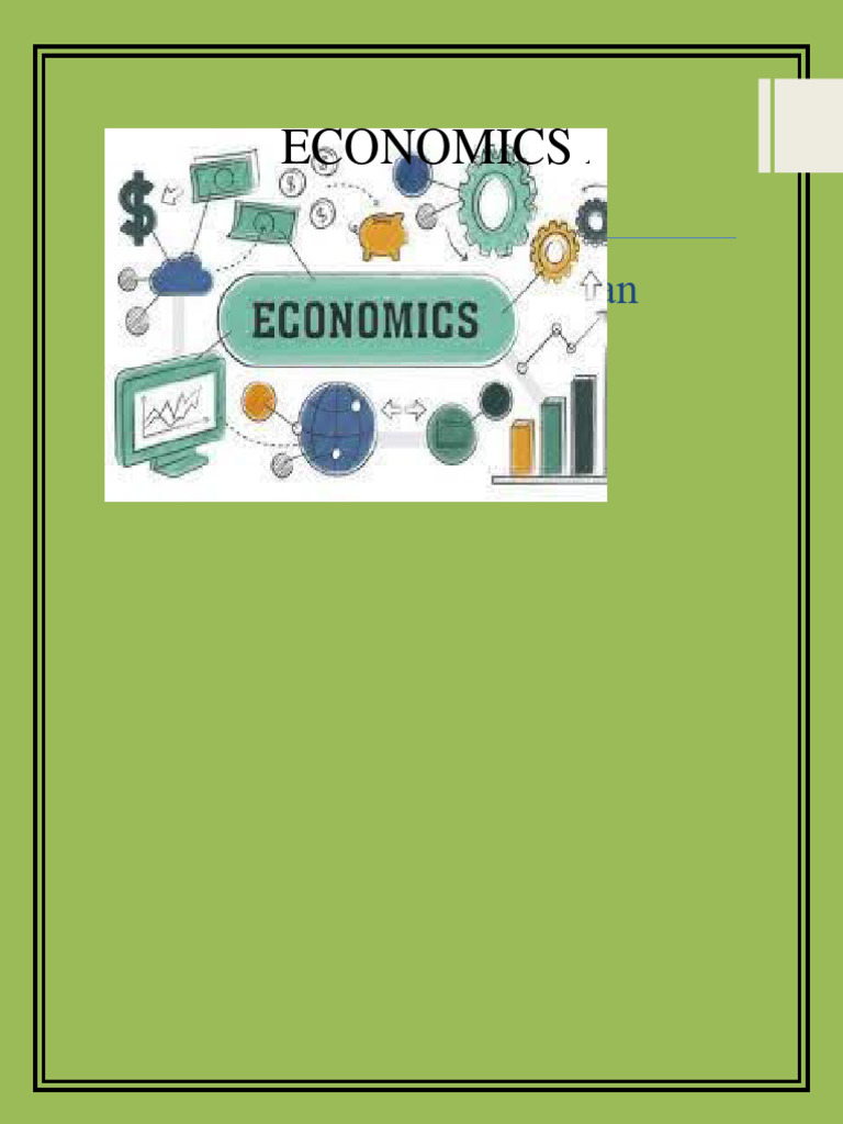 Economics Assignment | PDF | Economies | Market (Economics)