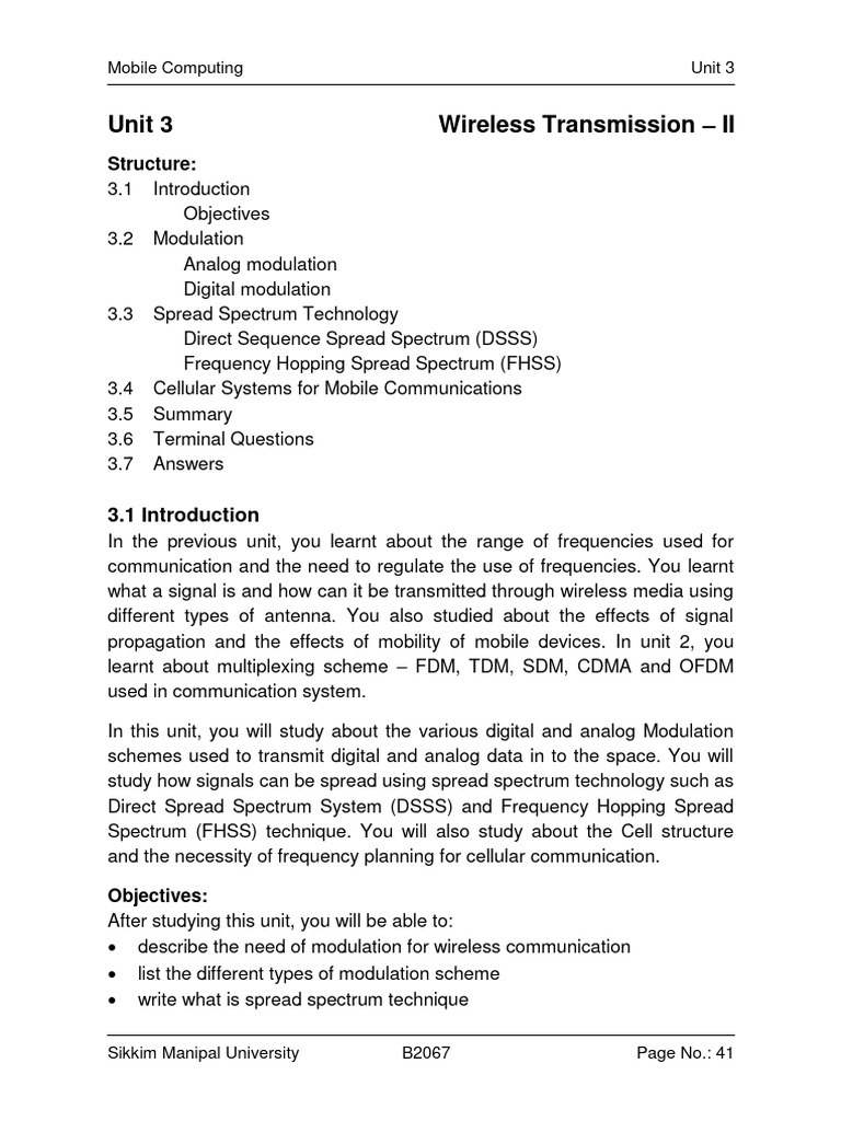 SLM - Unit 03 | PDF | Modulation | Frequency Modulation