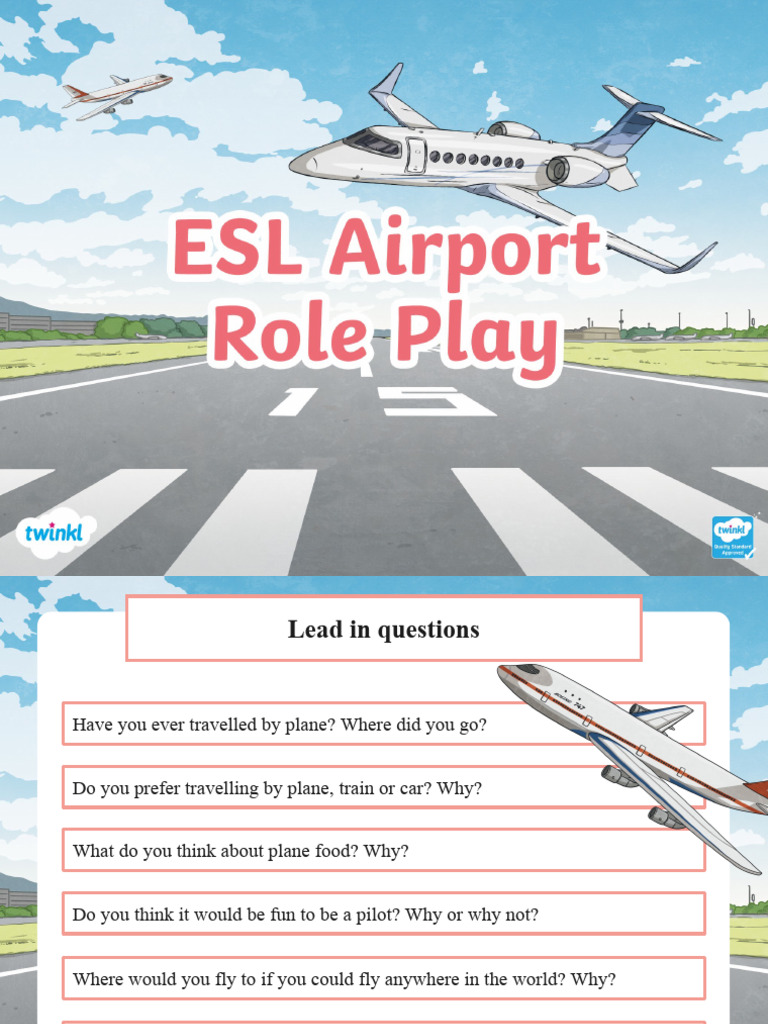 ESL Airport Role Play | PDF | Aviation