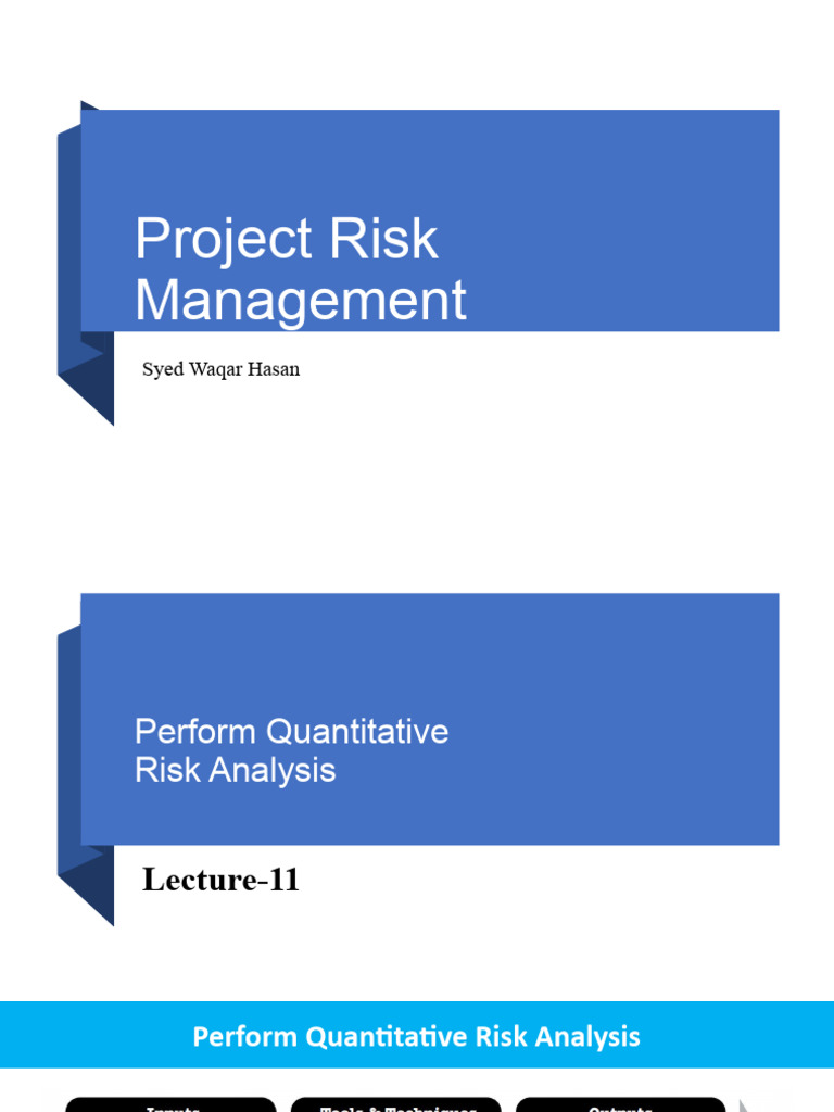 Lecture - 11 02062024 033753pm | PDF | Risk | Sensitivity Analysis