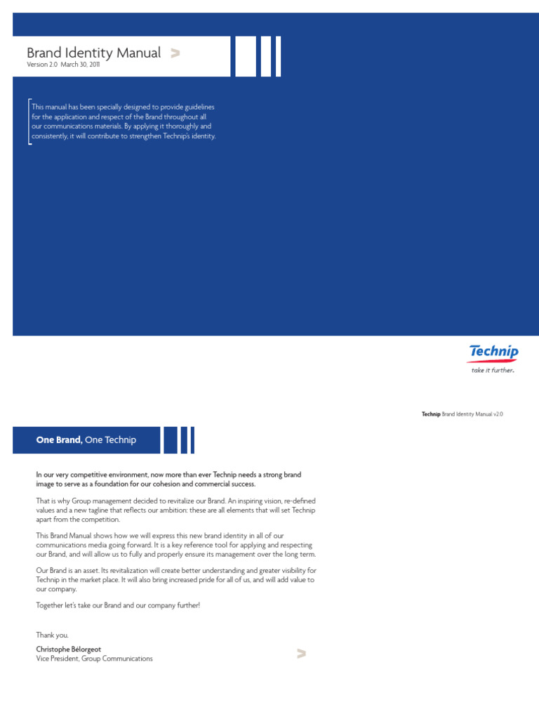 Technip Brand Manual | PDF | Forest Stewardship Council | Logos