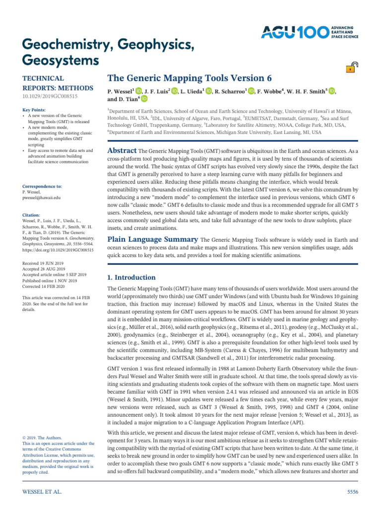 GMT Version 6: Enhancements and Features | PDF | Computer Program | Programming