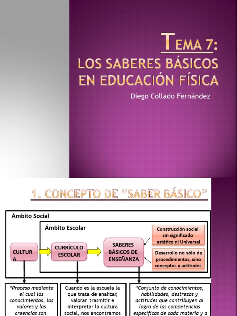 Saberes Basicos en E.F. Lomloe-22-23 | PDF | Plan de estudios