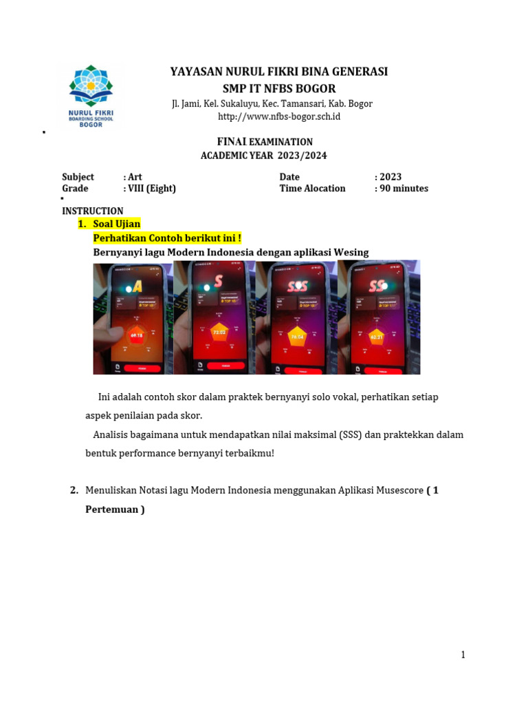 Rachman - Format Soal PAT SMT 2 2024 Rev | PDF