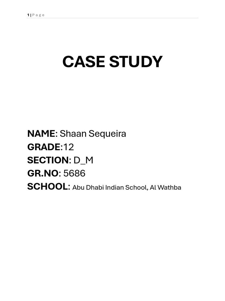 Shaan Psychology Project Grade 12 With Corrections | PDF ...