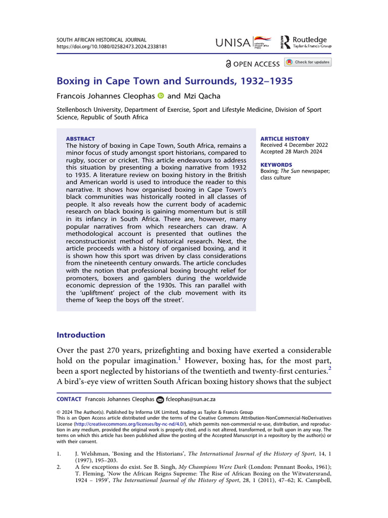 Boxing Article | PDF