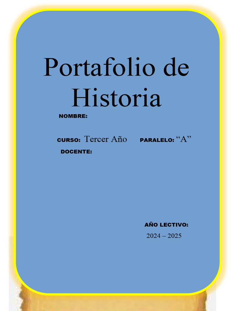 Portafolio Historia 3er Año A | PDF | Historia | Clásicos