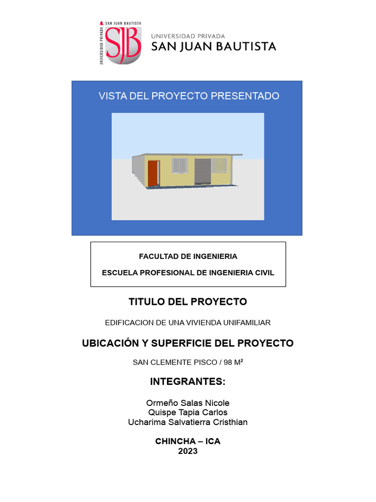 Titulo Del Proyect1 | PDF