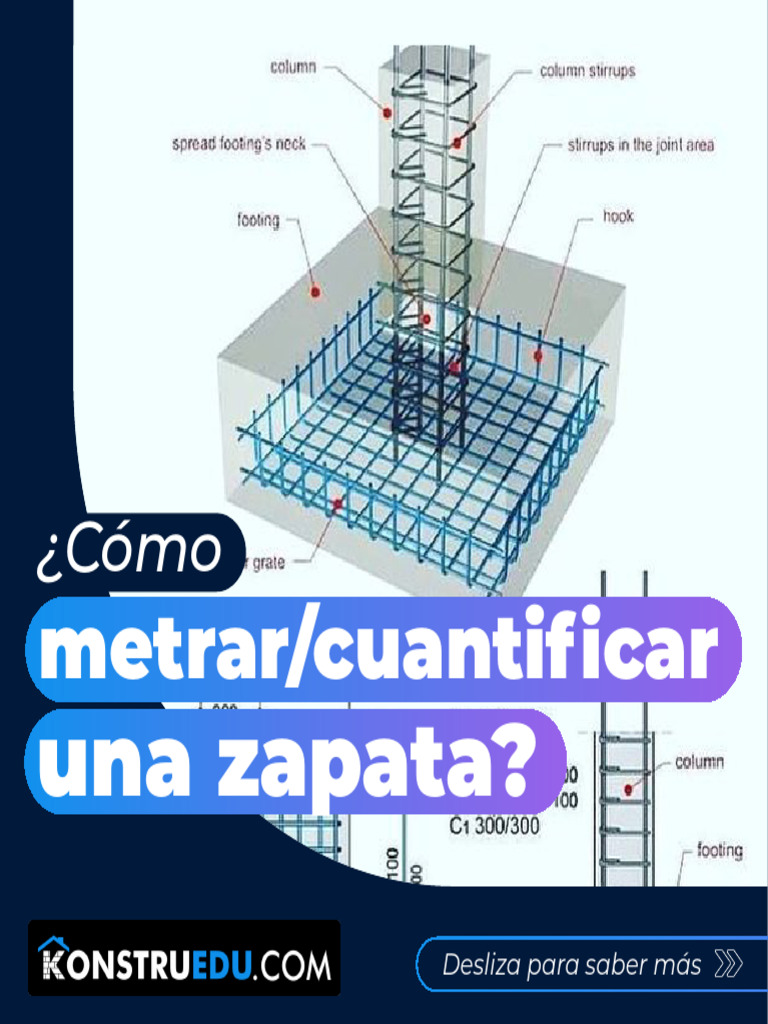 Cómo Cuantificarmetrar Una Zapata | PDF
