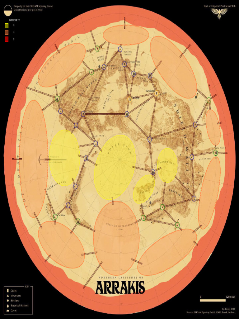 Arrakis - Sietch Conflict Map - V1 | PDF