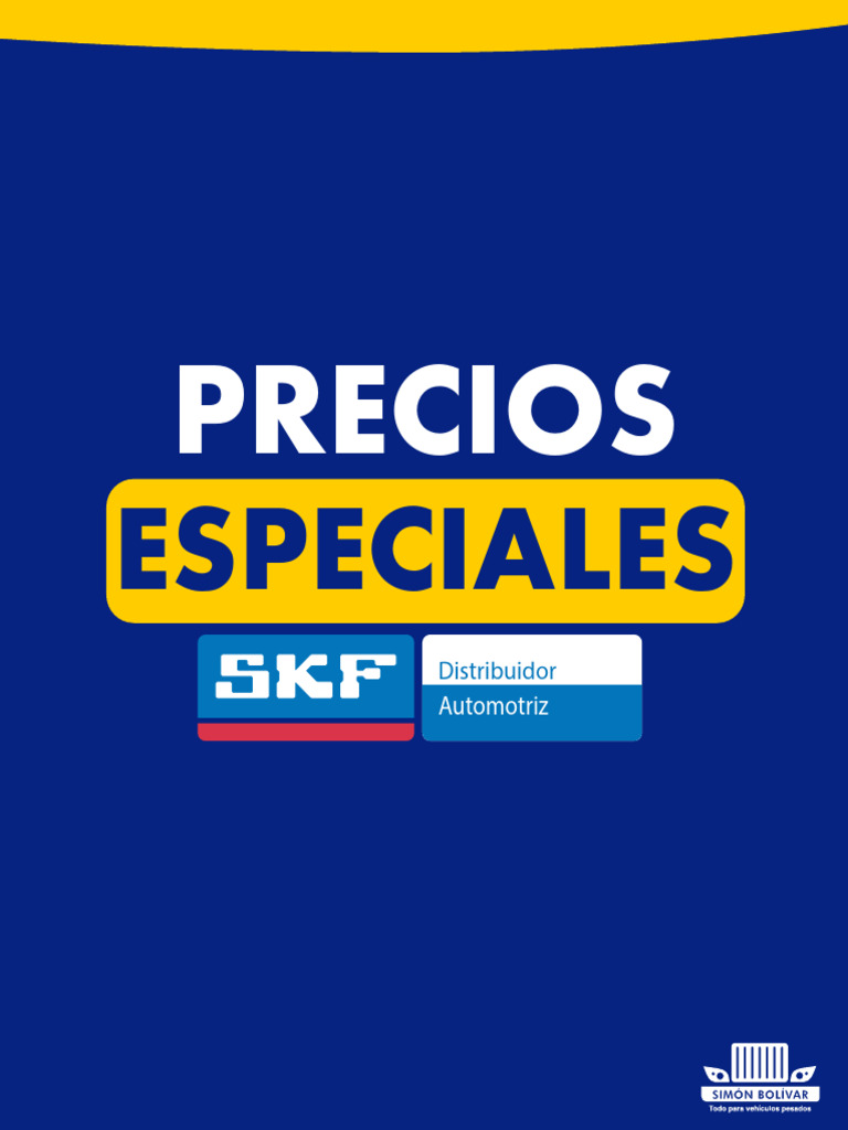 Catálogo de Precios SKF Automotriz | PDF