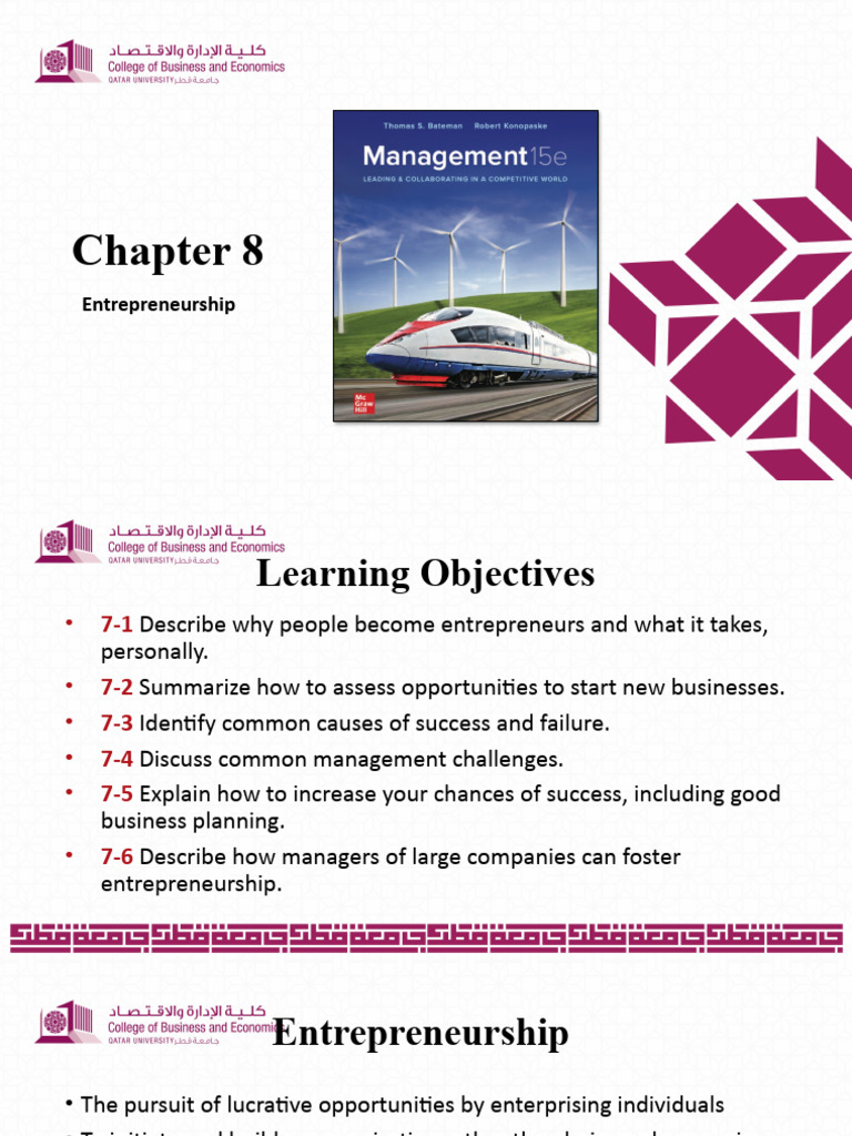 CH8 Entrepreneurship | PDF | Entrepreneurship | Franchising