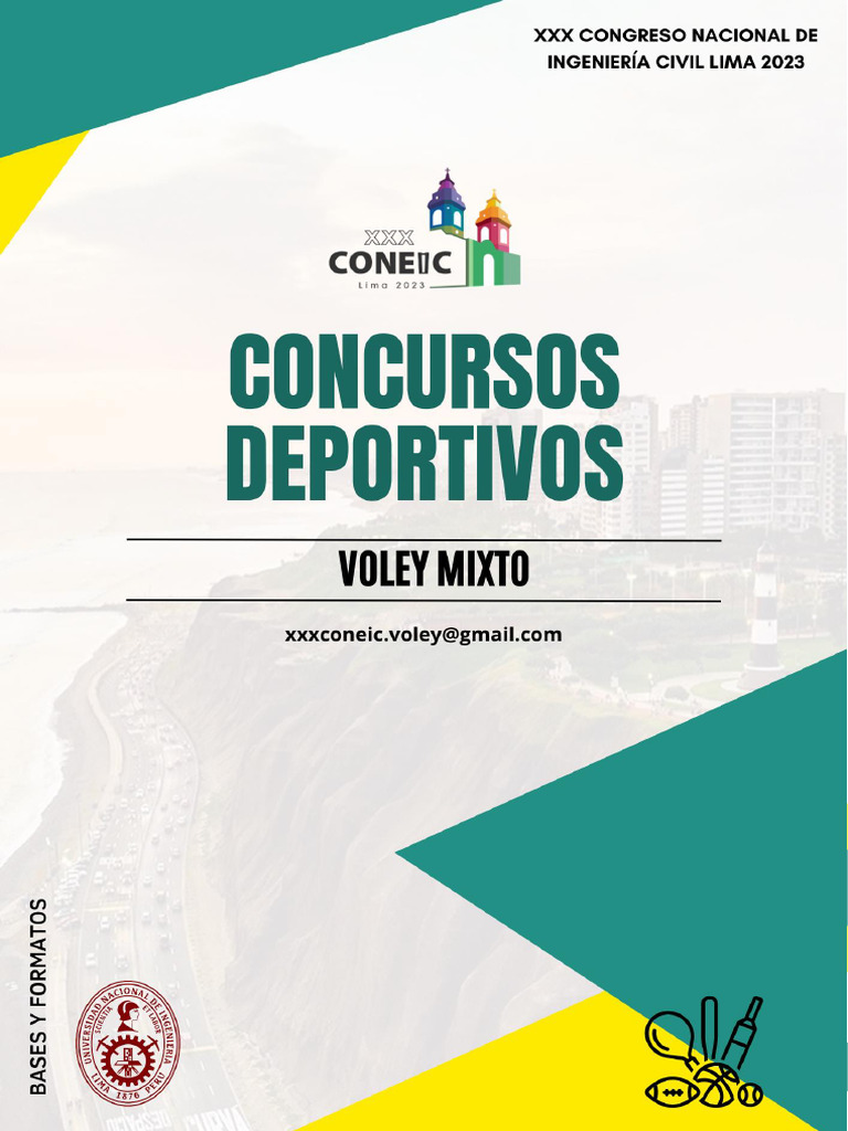 Vóley Mixto XXX Coneic Lima 2023 | PDF | Vóleibol