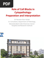 Cell Block | PDF | Cytopathology | Staining