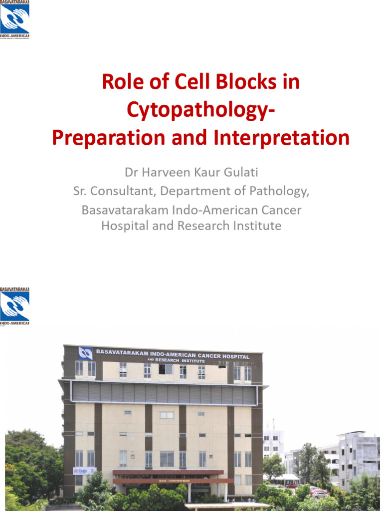 9n Cell Block | PDF | Cytopathology | Fixation (Histology)