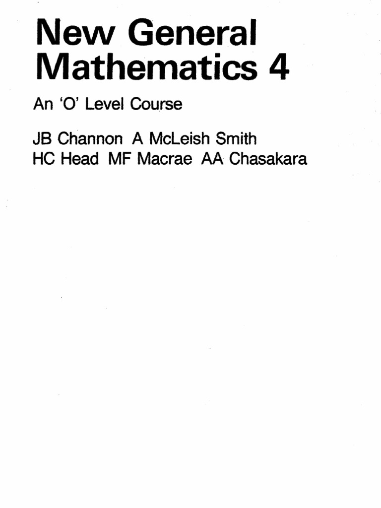 Maths Form 4 Book | PDF | Mathematics | Science