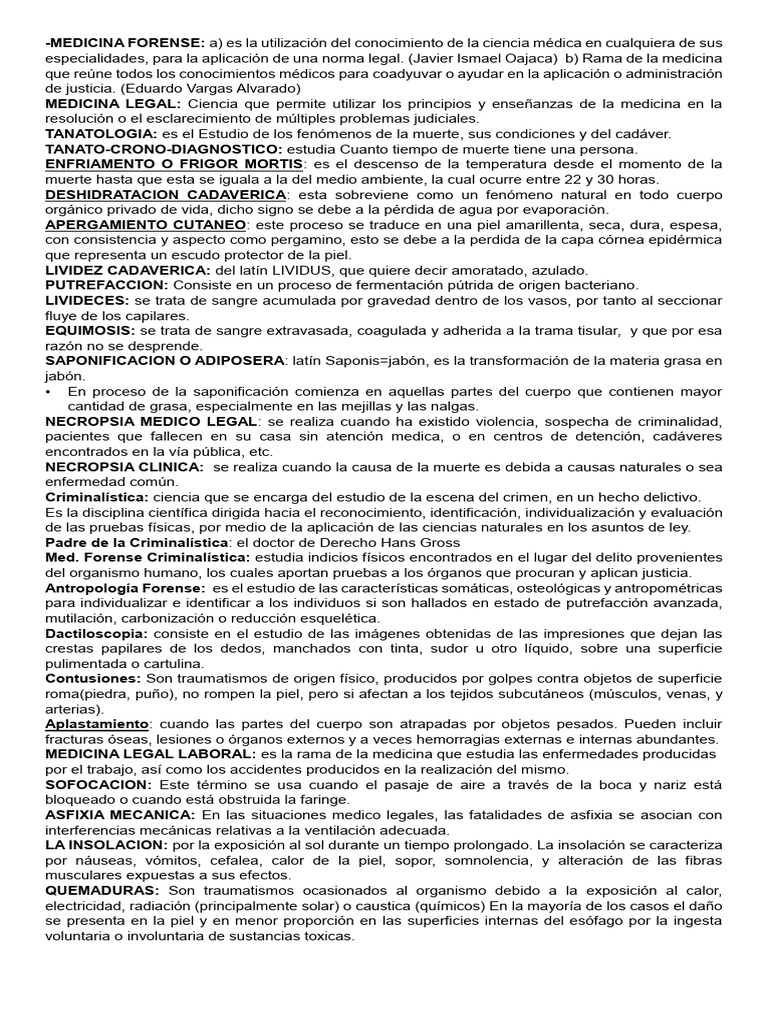 Toxicología Forense y Apergamiento Cutáneo | PDF | Toxicología ...