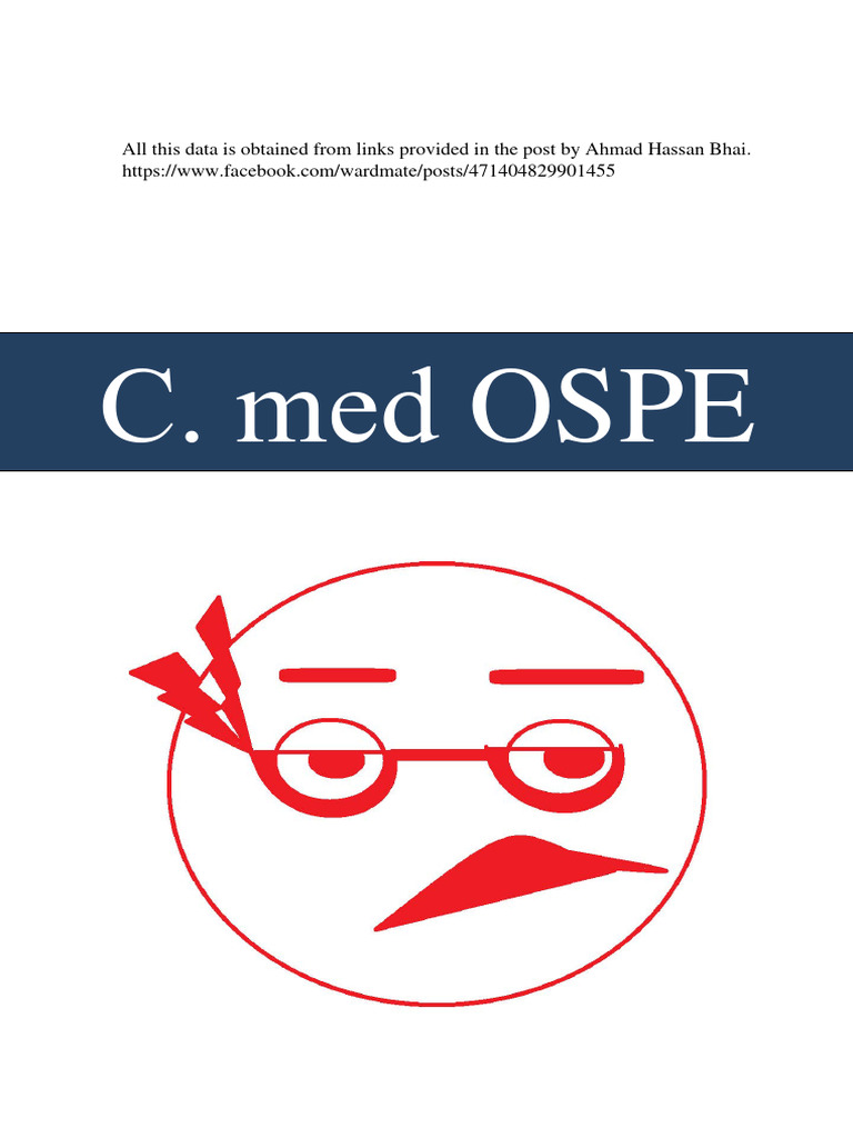 Community Medicine OSPE Optimized | PDF | Medicine | Health Sciences