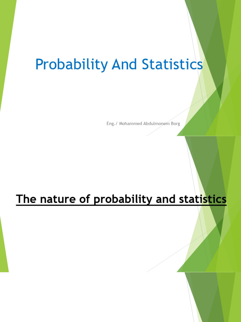 Probability and Statistics (Tutorial 1) | PDF | Statistics | Mode (Statistics)