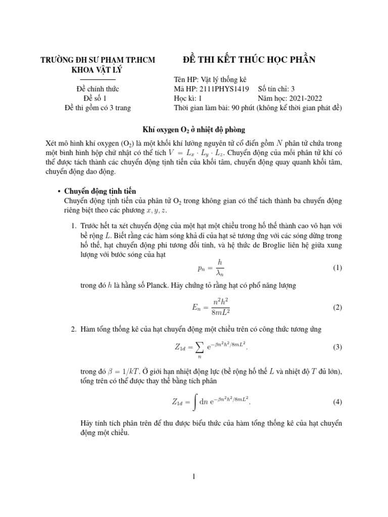 Dethi Vatlythongke Hk1 2122.thuvienvatly - Com.ef0d3.53406 | PDF