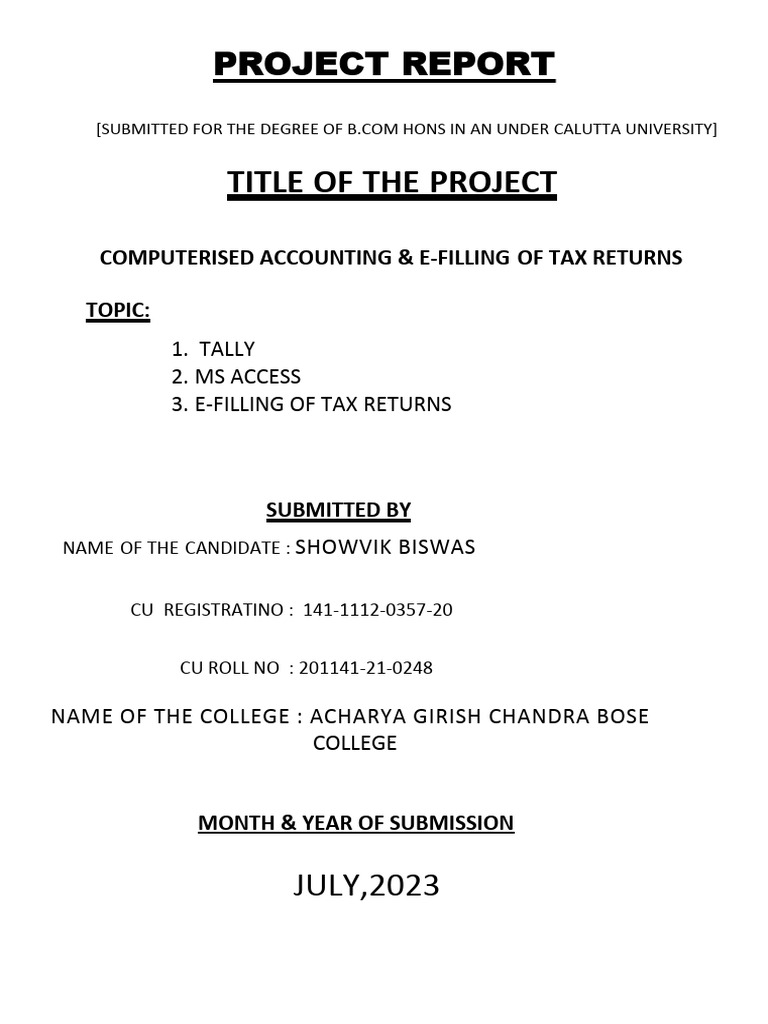 Akash Cas Project | PDF | Microsoft Access | Databases