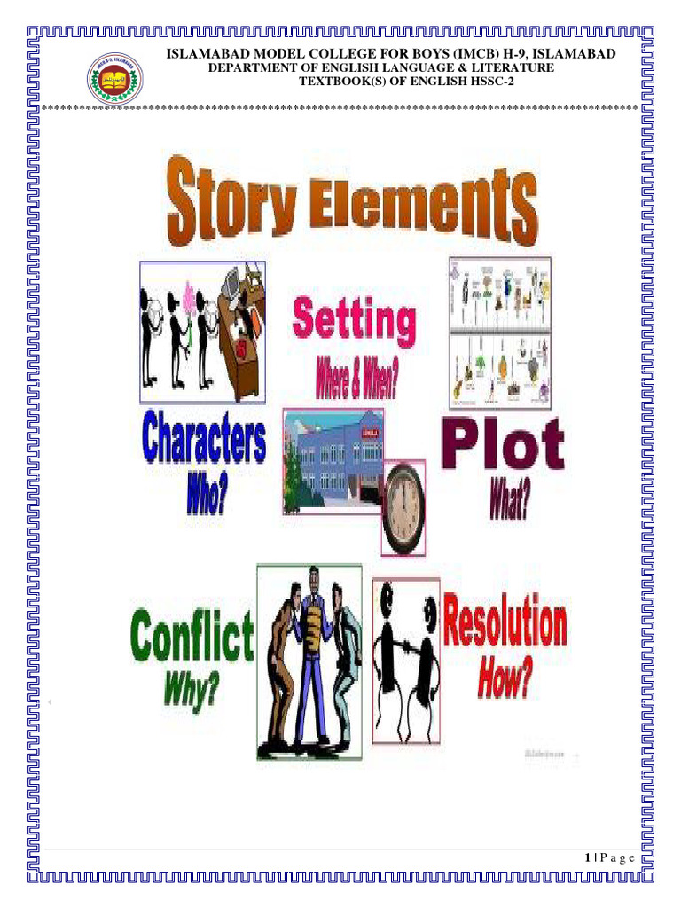 Story Elements Notes For Students | PDF | Narration | Plot (Narrative)