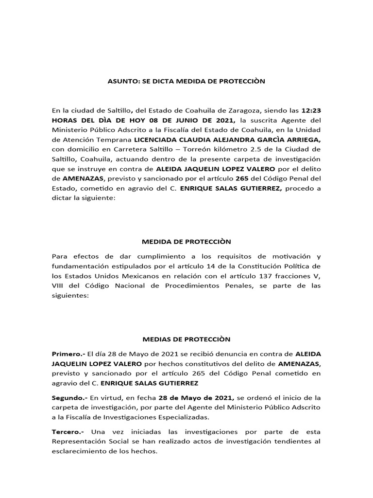 Orden de Restriccion | PDF | Justicia | Crimen y violencia