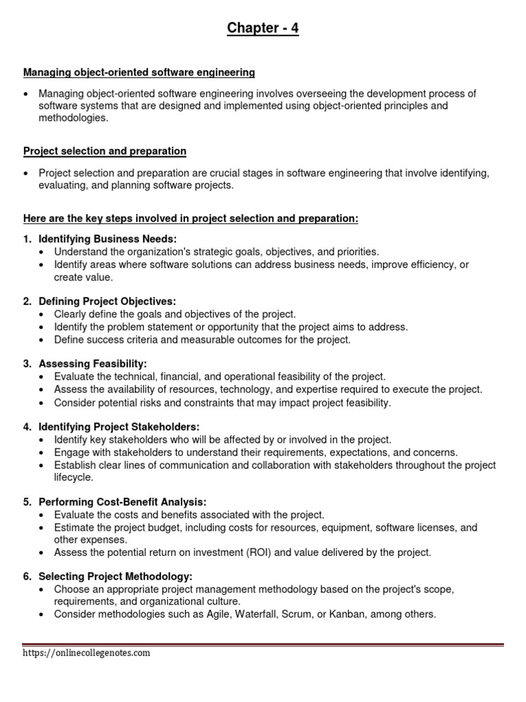 Managing Object Oriented Software Engineering Pdf Software Testing Software Development