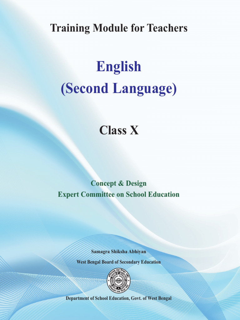 Training - Module - English - Class - X | PDF | English As A Second Or ...