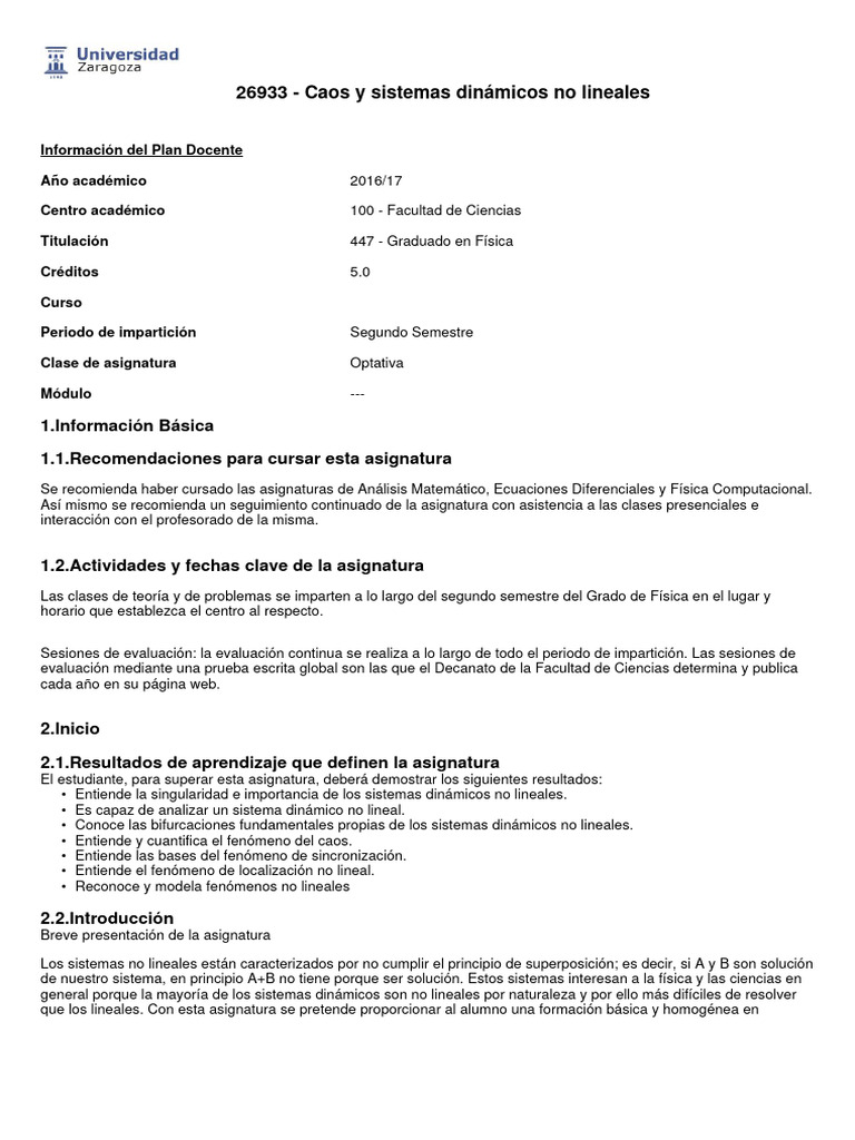 Guia 26933 Es | PDF | Sistema no lineal | Linealidad