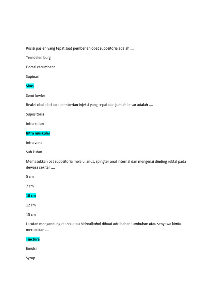 Farma Uas Bu Evy | PDF