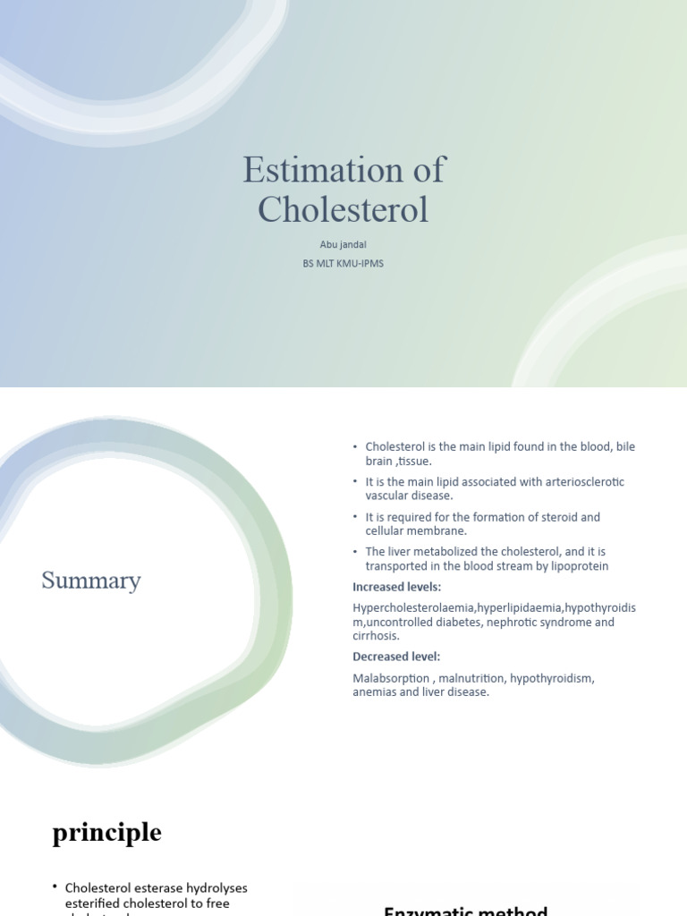 CholesterolTG and HDL | PDF | Cholesterol | High Density Lipoprotein