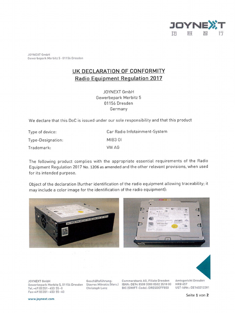 Mib3 Oi | PDF
