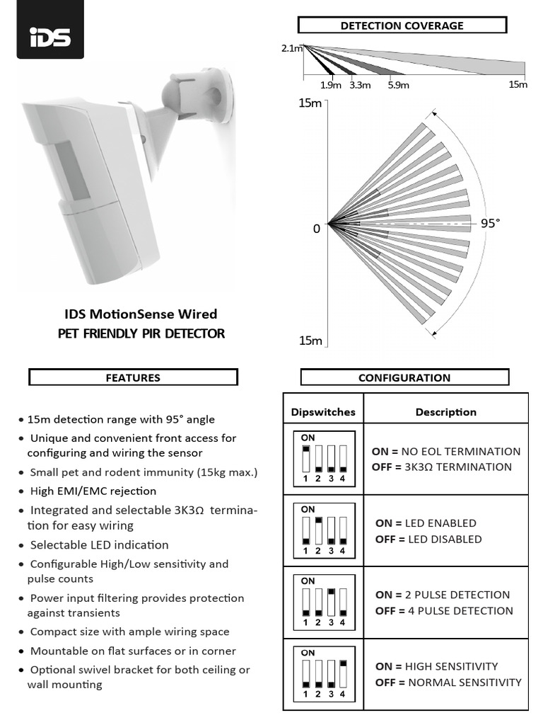 Pet-Friendly PIR Motion Detector | PDF | Electricity | Equipment