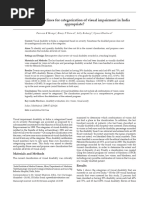 Visual Disability Gazette | PDF | Visual Impairment | Light