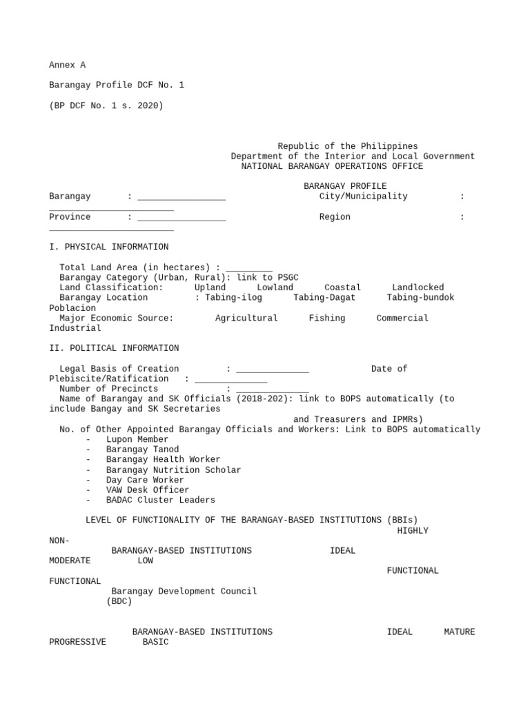 BIS BPS Annex A DCF No 1 | PDF | Economies