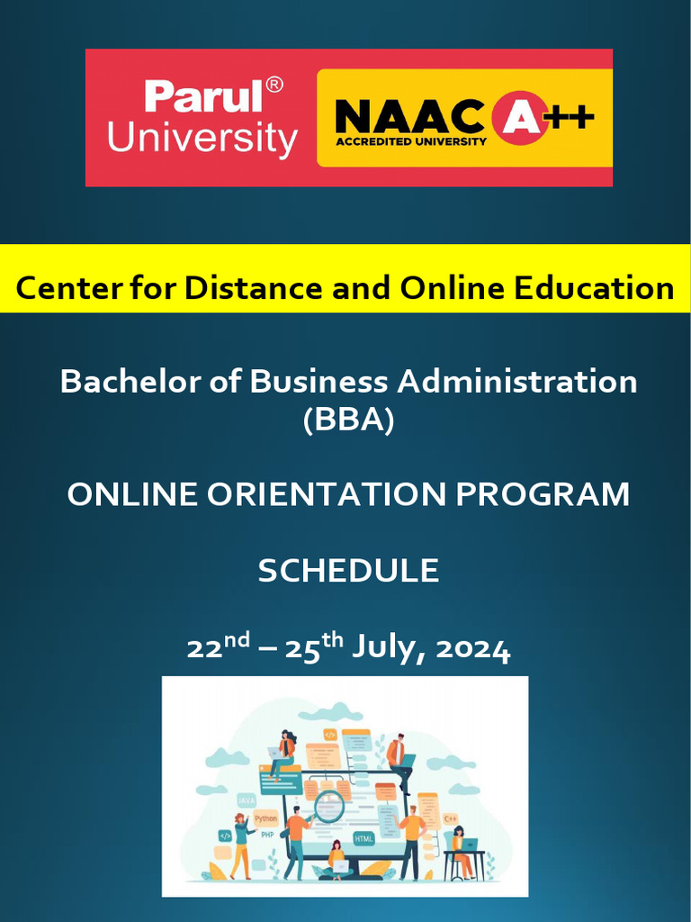 Final Online BBA Orientation | PDF | Distance Education | Business