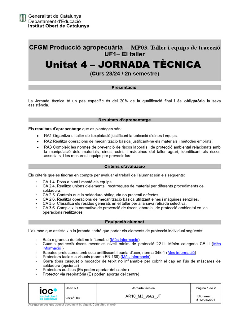 FP Model EAC loe-JT-Taller | PDF