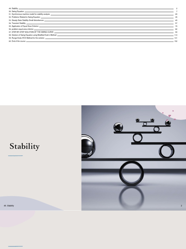 PSA Unit-4 | PDF | Steady State | Electrical Engineering
