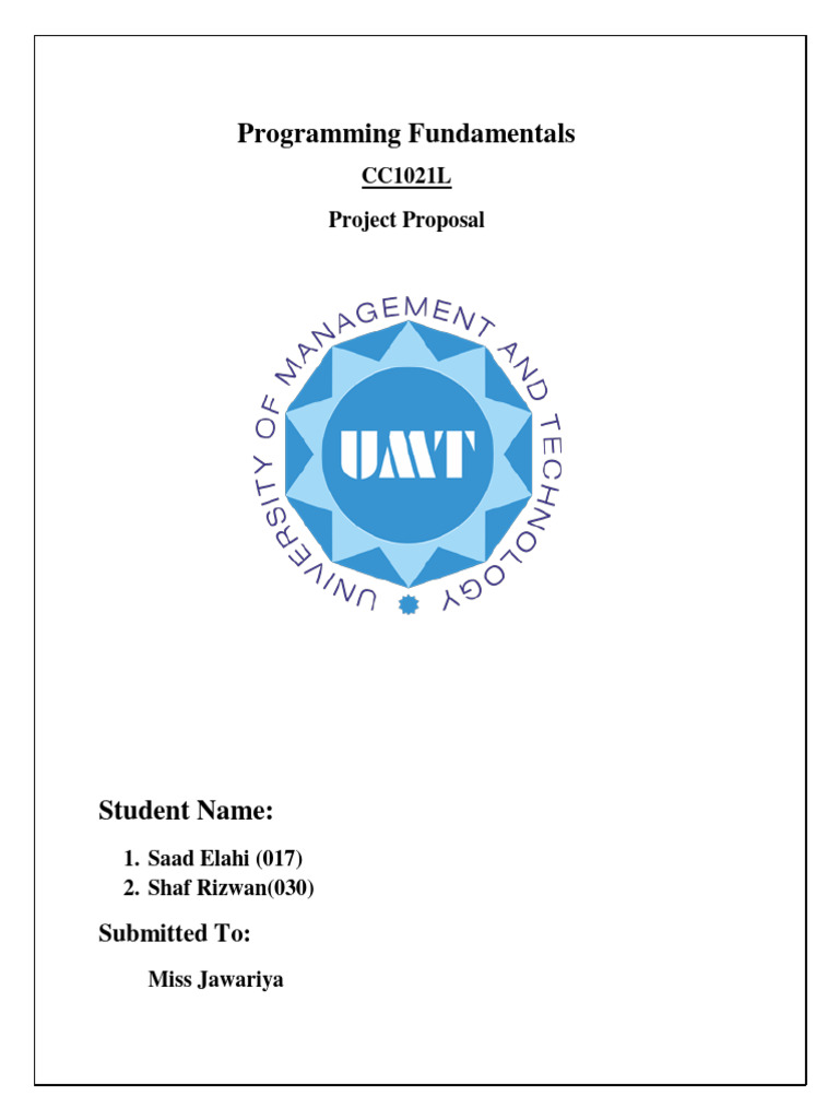 Project Proposal | PDF | Usability | Computing