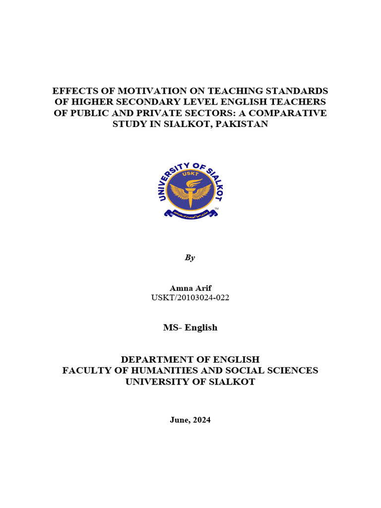 AMANA - Updated Final Thesis | PDF | Motivation | Motivational