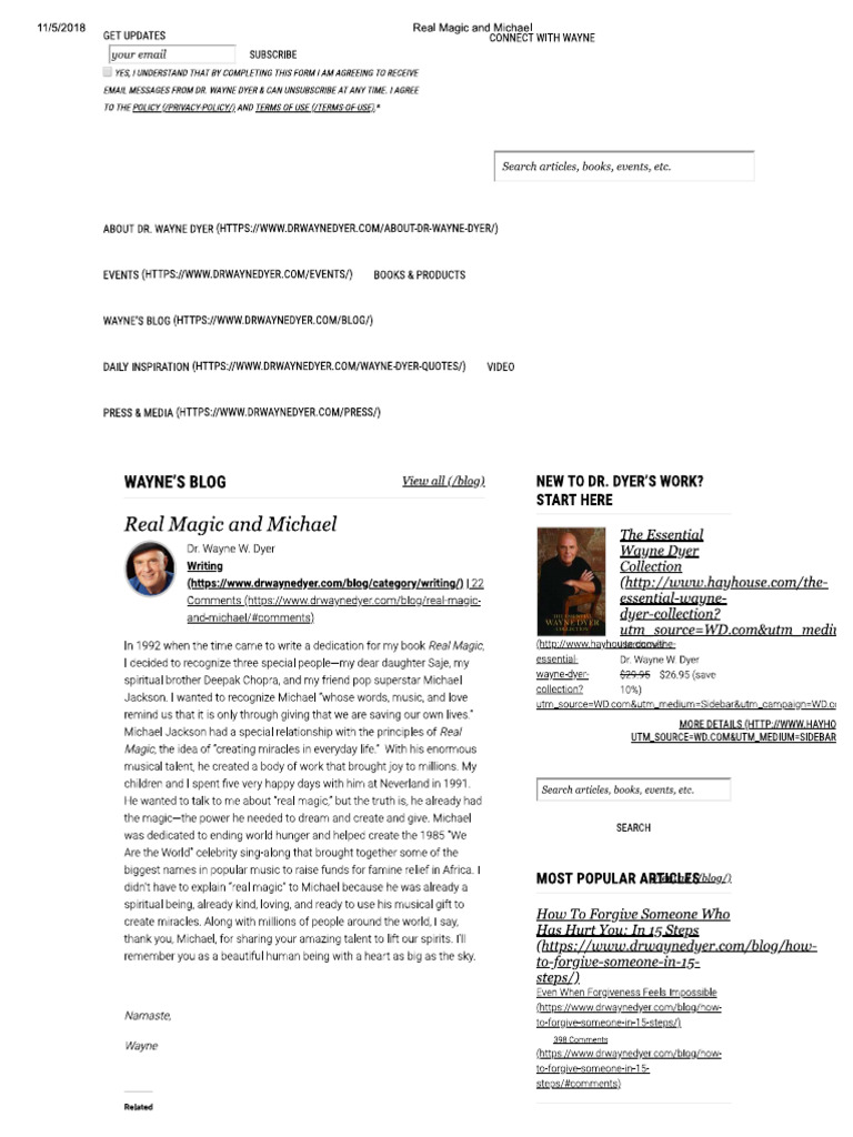 Real Magic and Michael | PDF