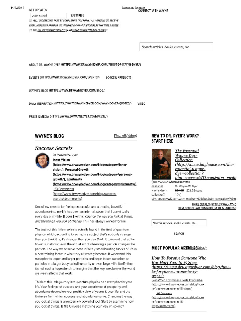 Success Secrets | PDF
